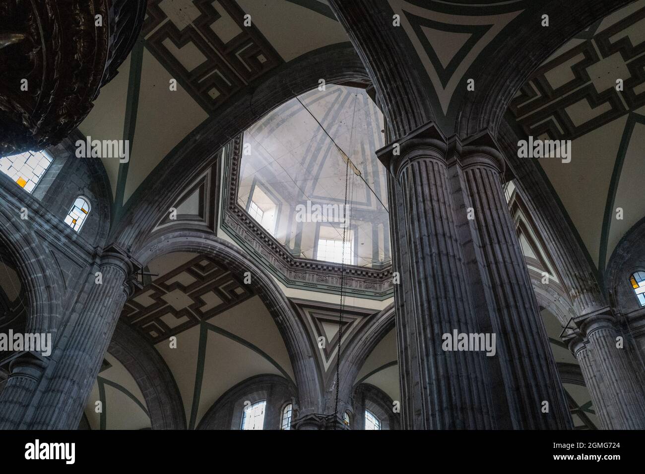 Inside a cathedral dome Stock Photo - Alamy