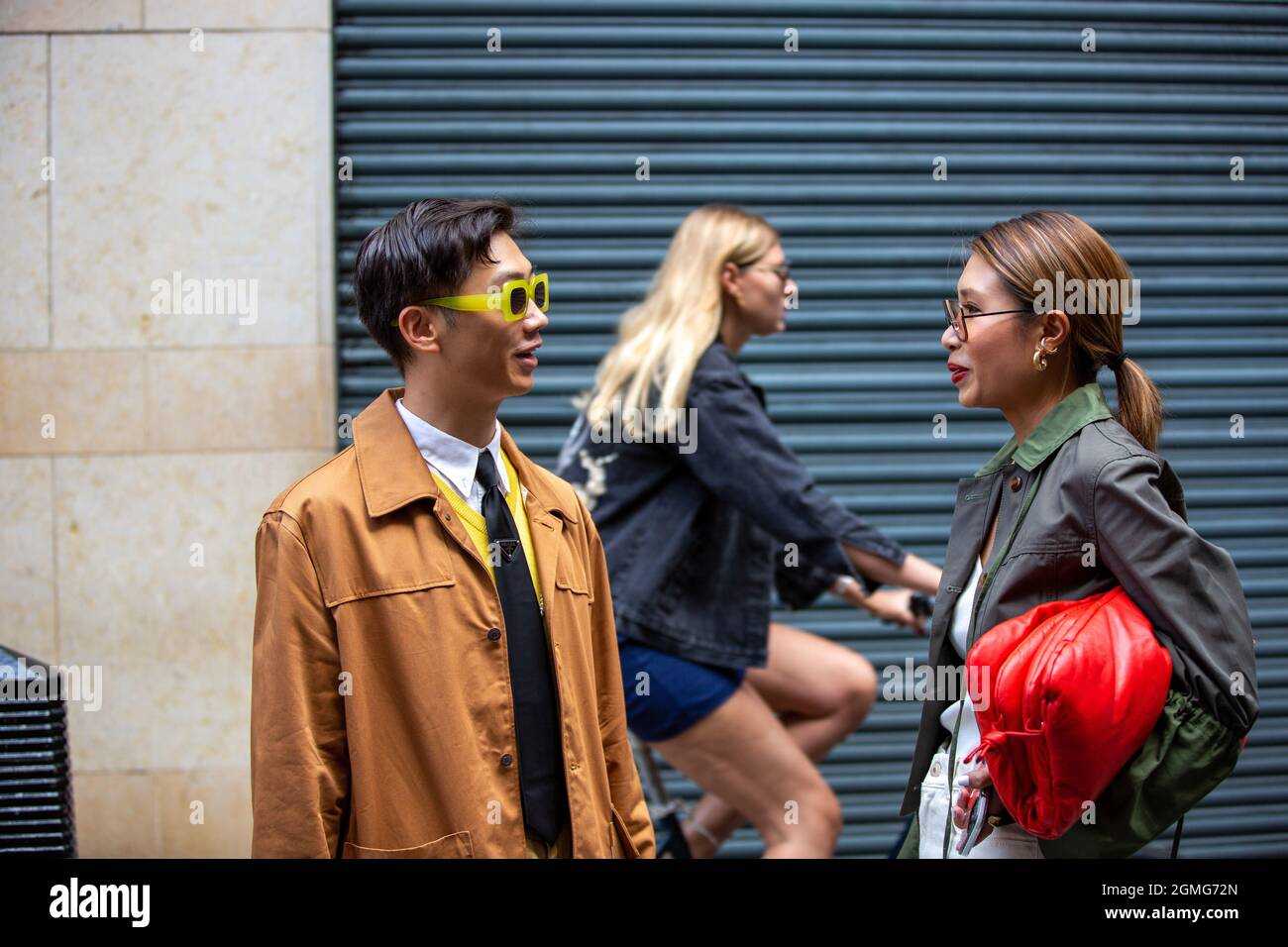 Stylists Adam Chi Lung Chan and fashion editor Rosana Lai attend the ...