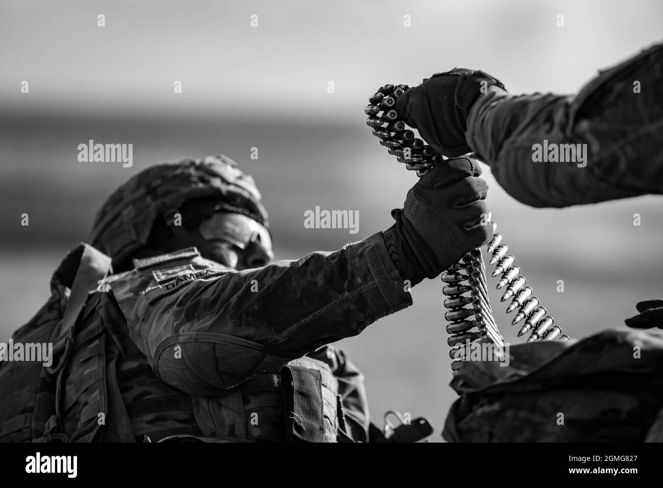 Paratroopers assigned to the 3rd Brigade Combat Team, 82nd Airborne ...