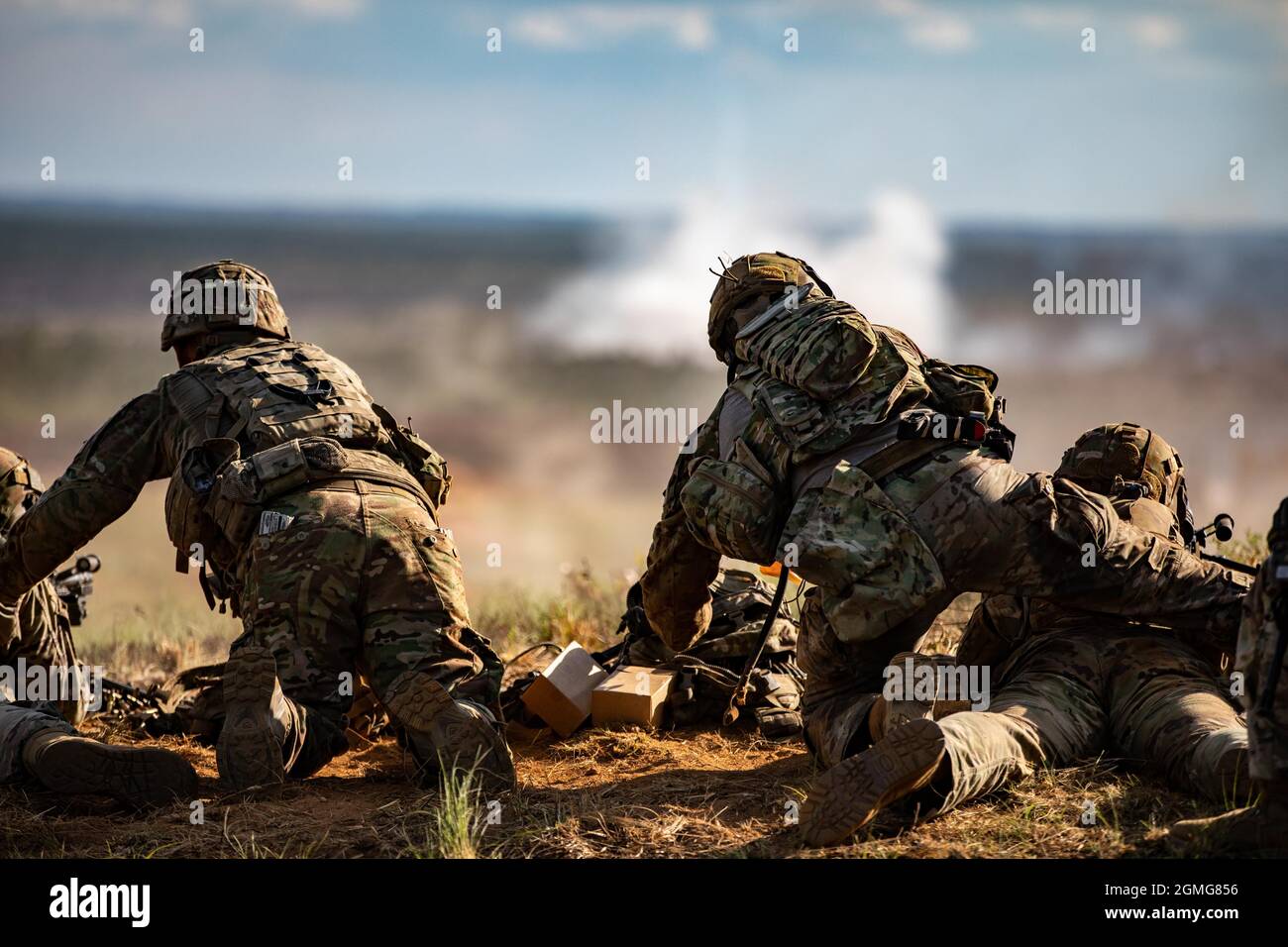 Paratroopers assigned to the 3rd Brigade Combat Team, 82nd Airborne ...