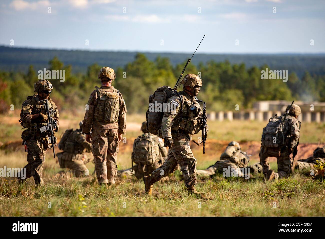 Paratroopers assigned to the 3rd Brigade Combat Team, 82nd Airborne ...