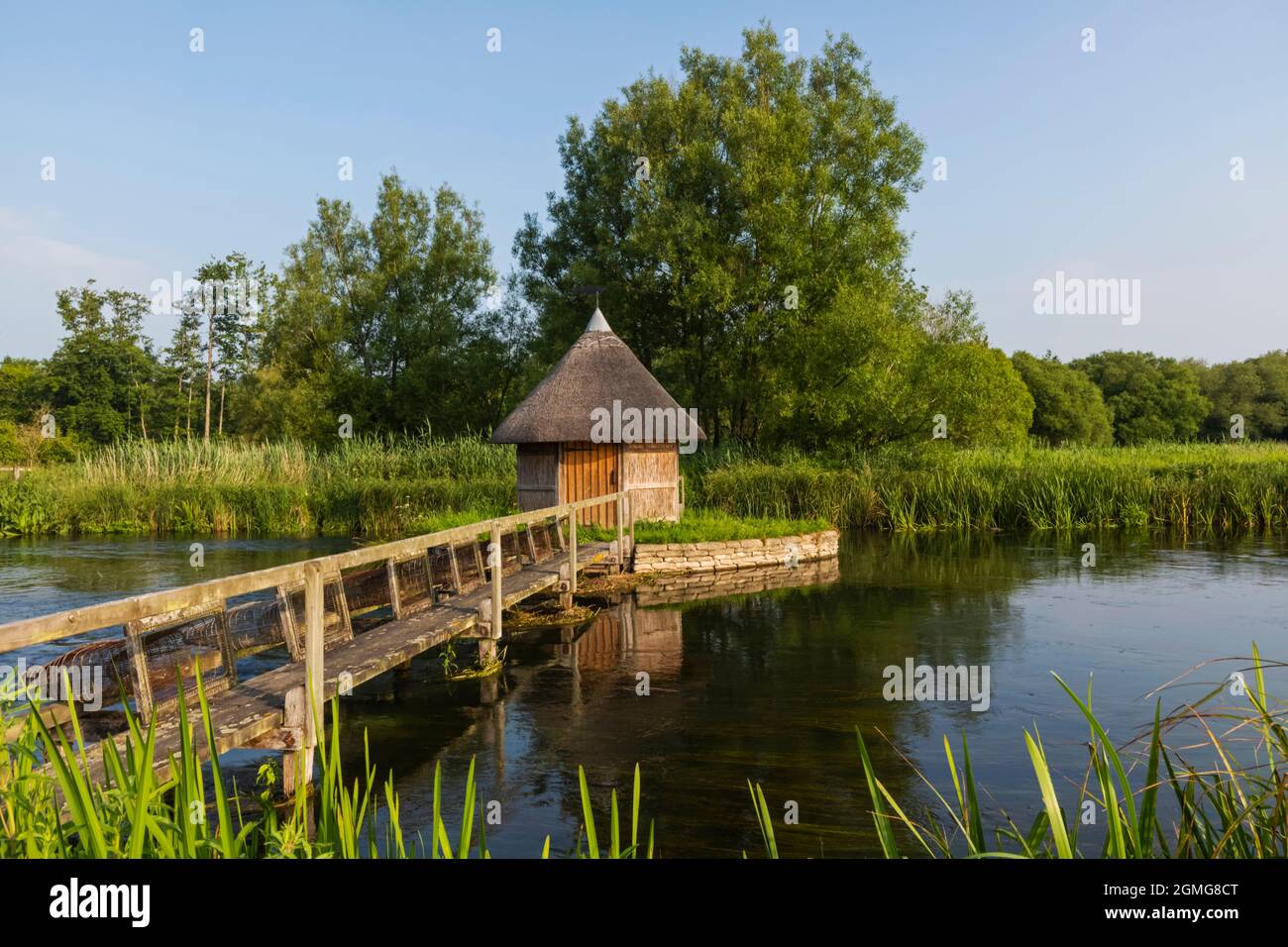 England, Hampshire, Test Valley, Stockbridge, Longstock, Leckford ...
