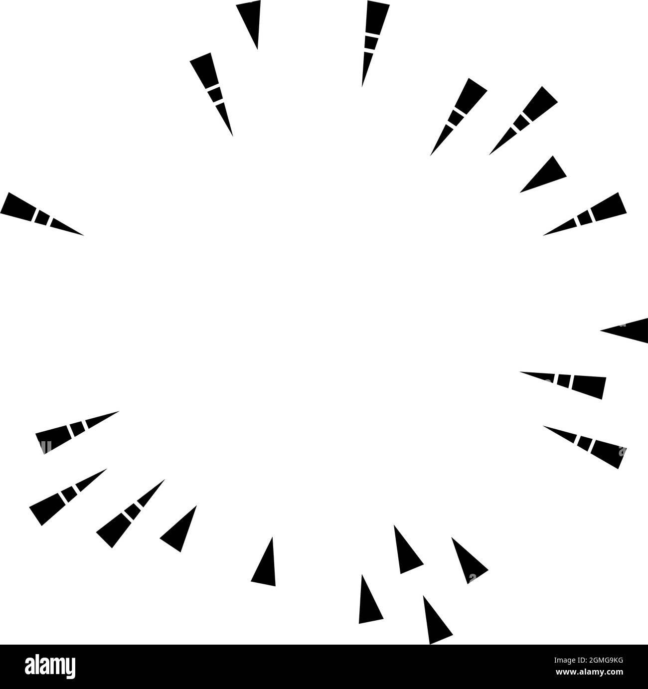 Radial, radiating lines. Gleam, glitter, flash and flare effect ...