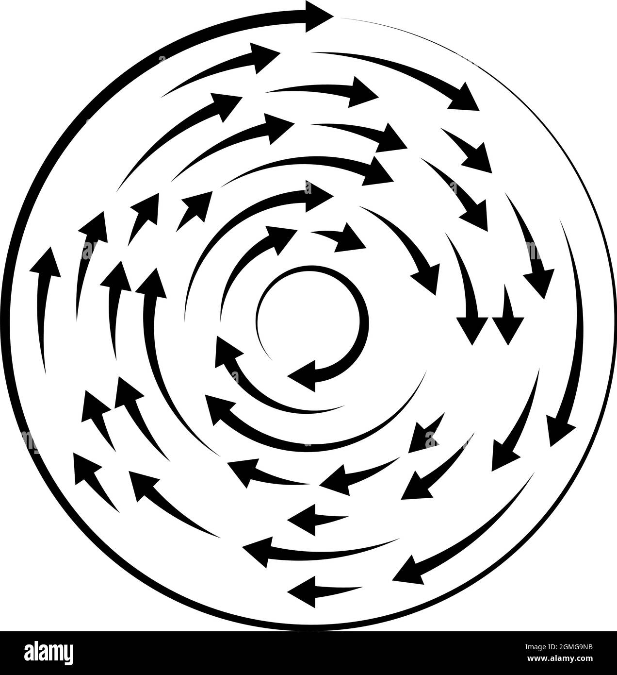 Circular, concentric segmented circles, rings. Abstract geometric ... Circular, concentric segmented circles, rings. Abstract geometric ...