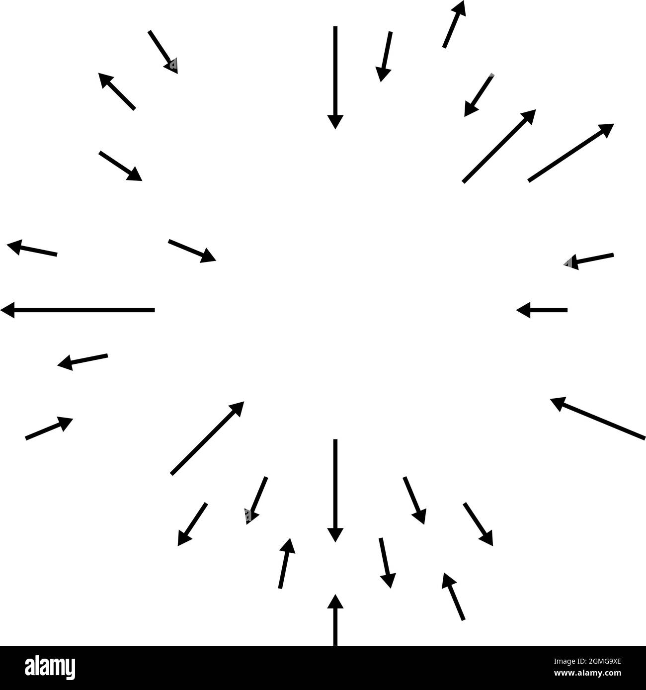 Diverge arrows hi-res stock photography and images - Alamy