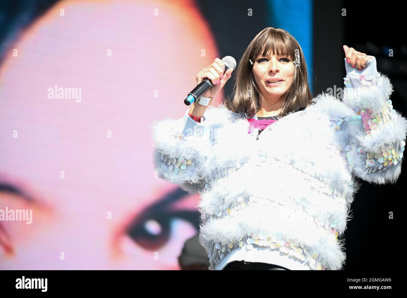 September 18, 2021, Leeds, South Yorkshire, U.K: Betty Boo Performing ...