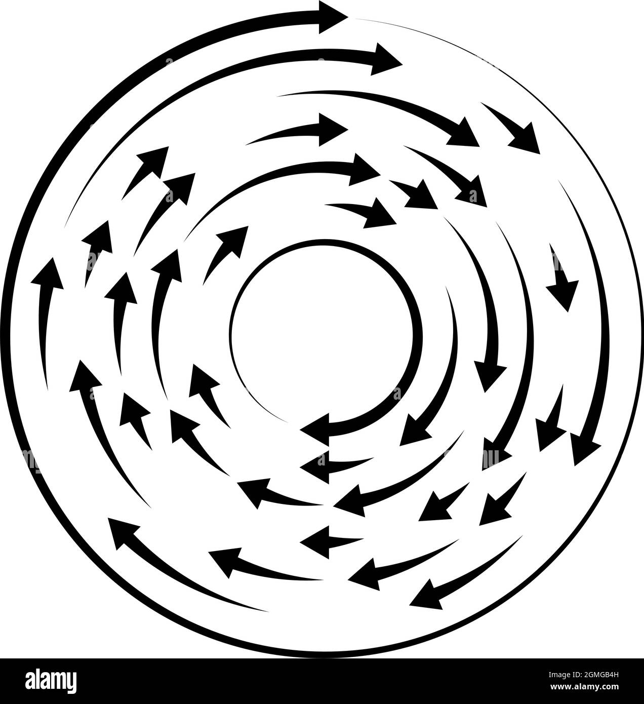 Circular, concentric segmented circles, rings. Abstract geometric ... Circular, concentric segmented circles, rings. Abstract geometric ...