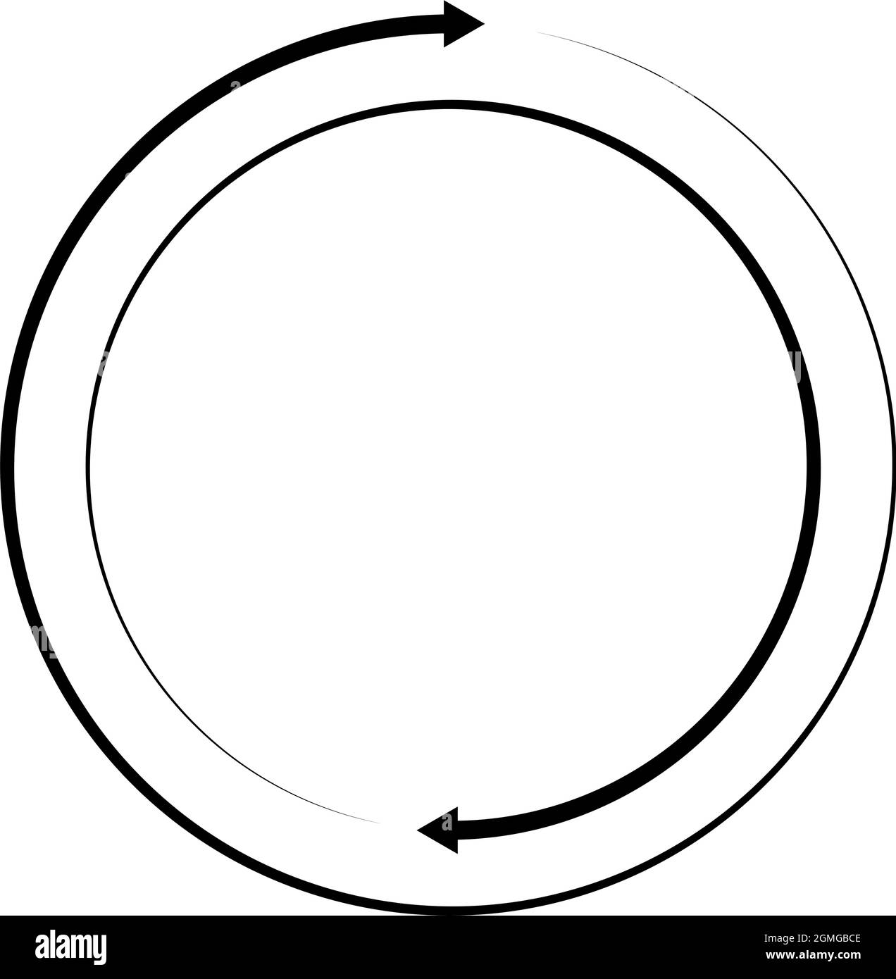 Circular, concentric segmented circles, rings. Abstract geometric ...