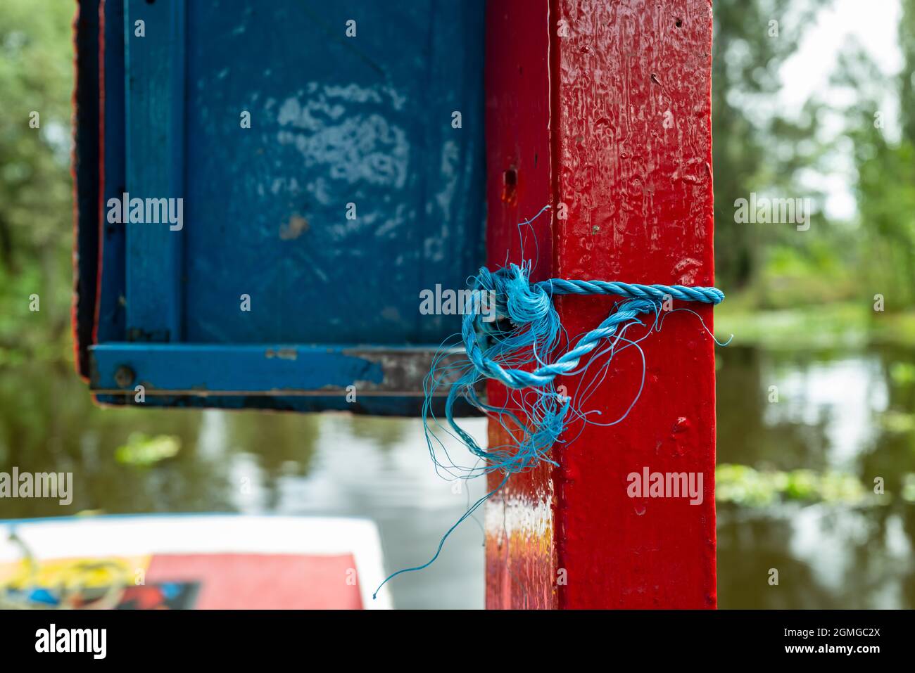 Ancient Aztec lake of Xochimilco in Mexico City Stock Photo - Alamy