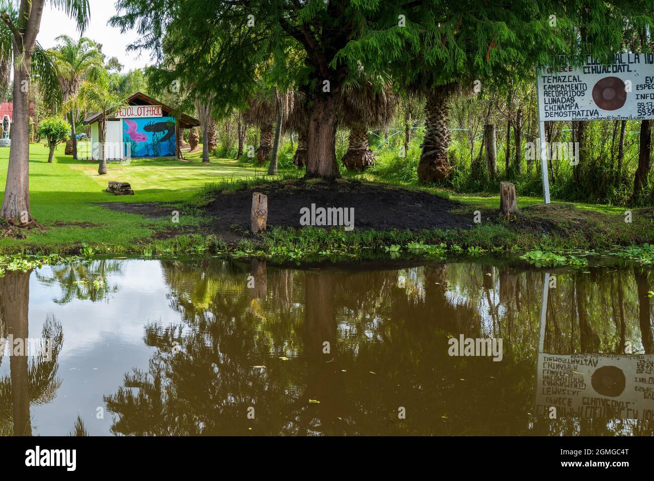 Ancient Aztec lake of Xochimilco in Mexico City Stock Photo - Alamy
