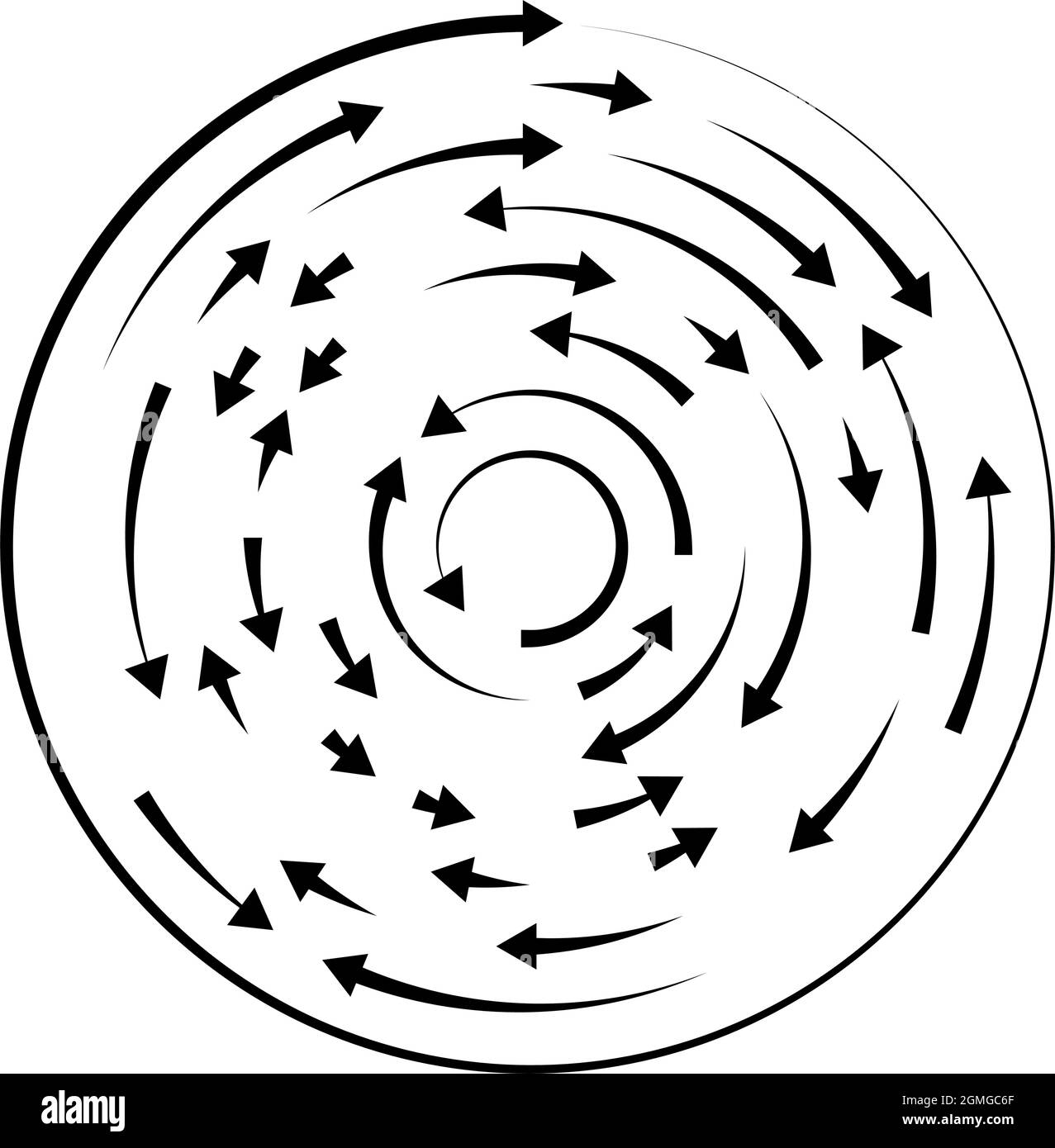 Circular, circle arrows in reverse, opposite direction - stock vector ...
