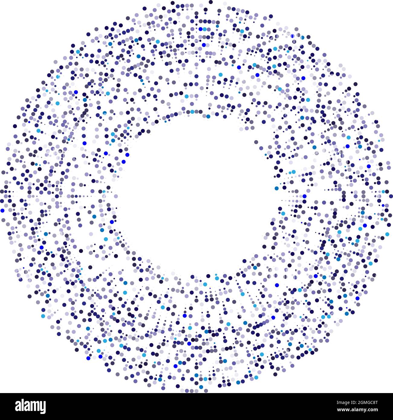Colorful, colored random circles, dots, speckles and freckles ...