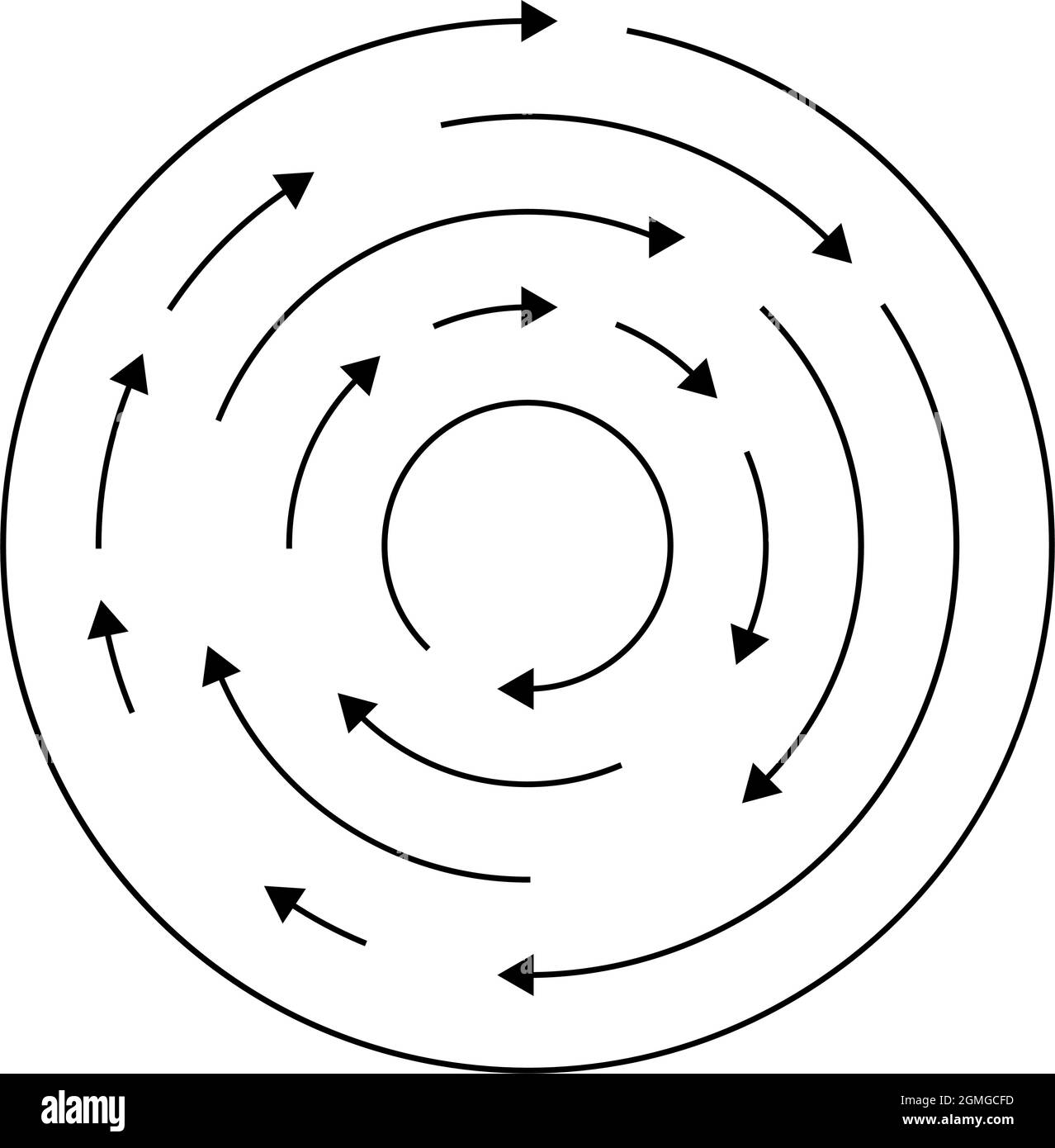Circular, concentric segmented circles, rings. Abstract geometric ... Circular, concentric segmented circles, rings. Abstract geometric ...