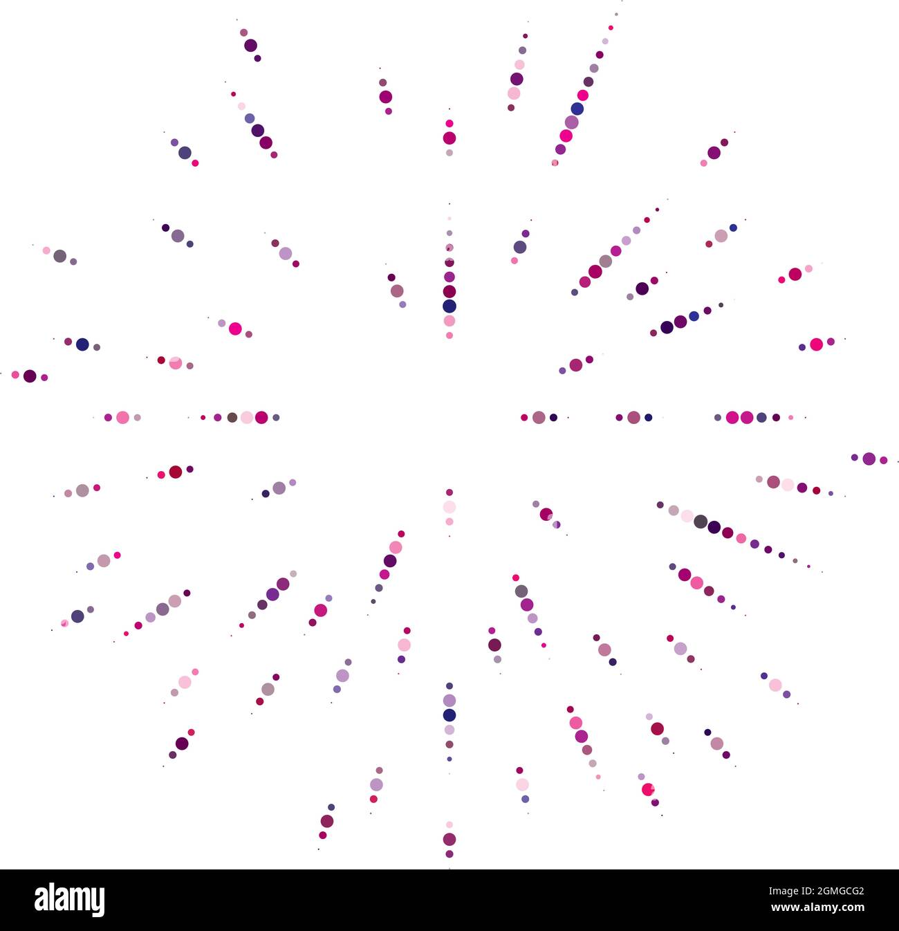 Colorful, colored random circles, dots, speckles and freckles ...