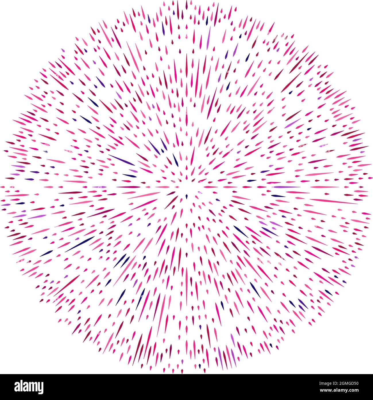 Radial, radiating lines. Radiation, explosion, twinkle, glare and glint ...