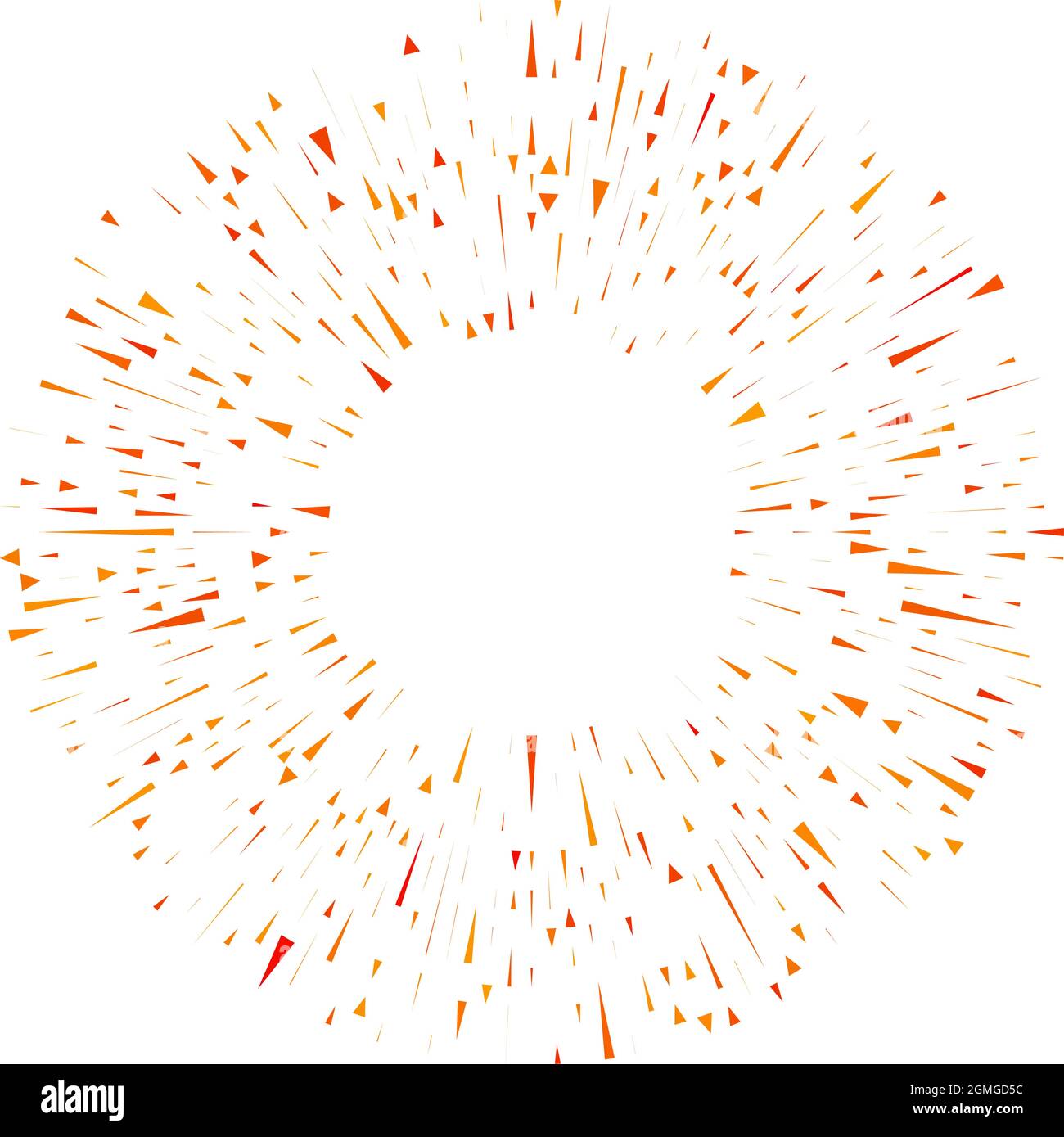 Radial, radiating lines. Radiation, explosion, twinkle, glare and glint ...