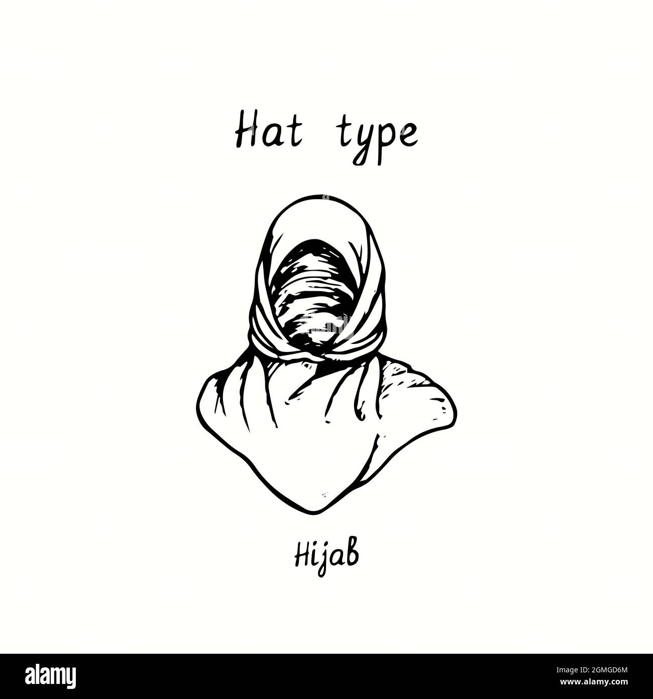 Muslim Hat Drawing