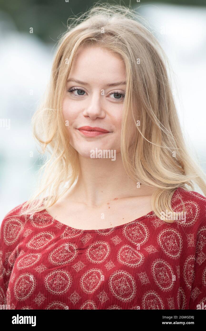 Romane Jolly attends Mon Ange photocall during the 23rd TV Fiction ...