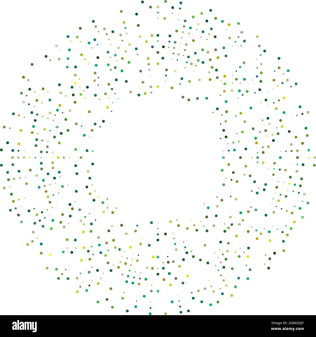 Colorful, colored random circles, dots, speckles and freckles ...