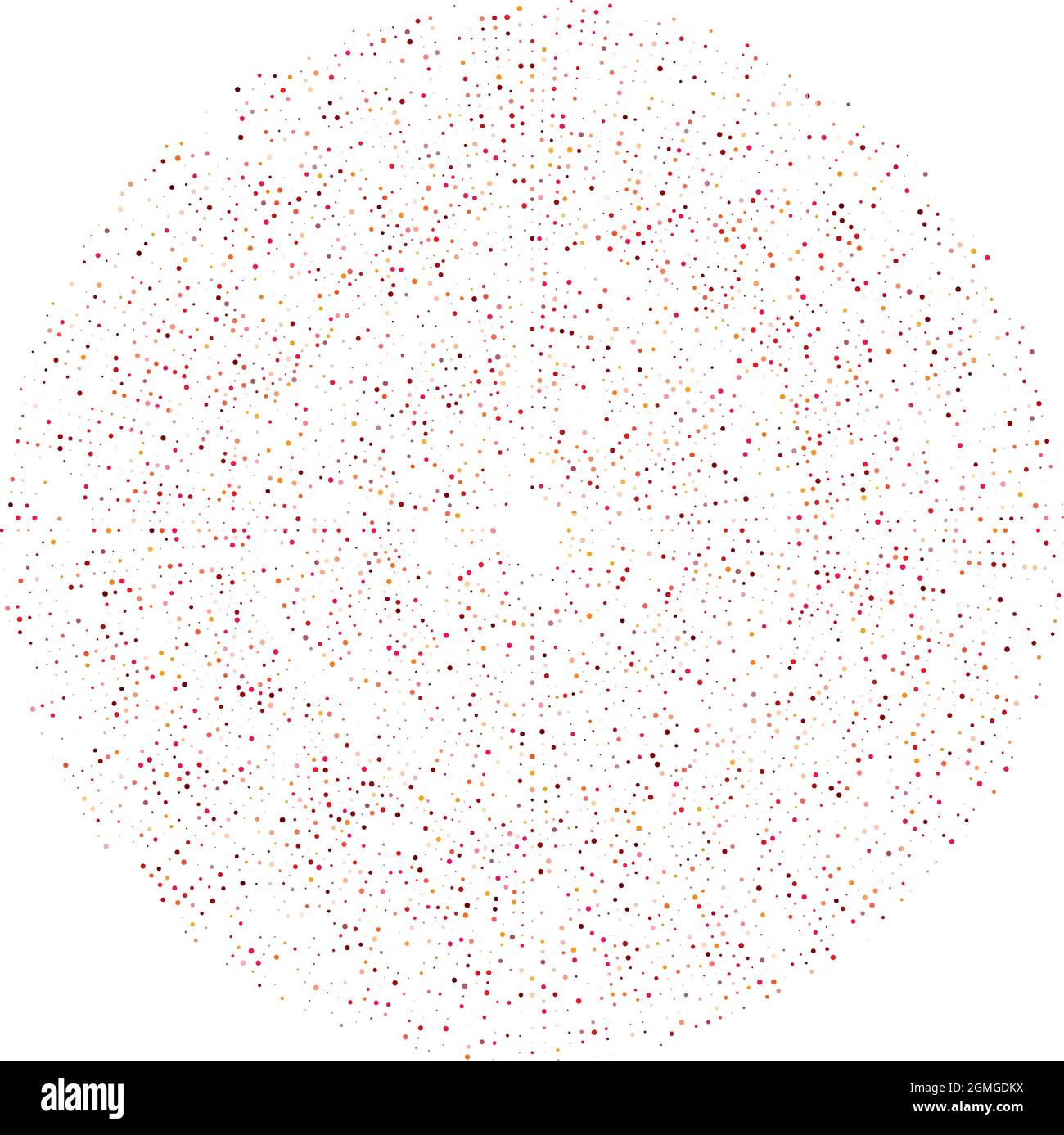 Colorful, colored random circles, dots, speckles and freckles ...