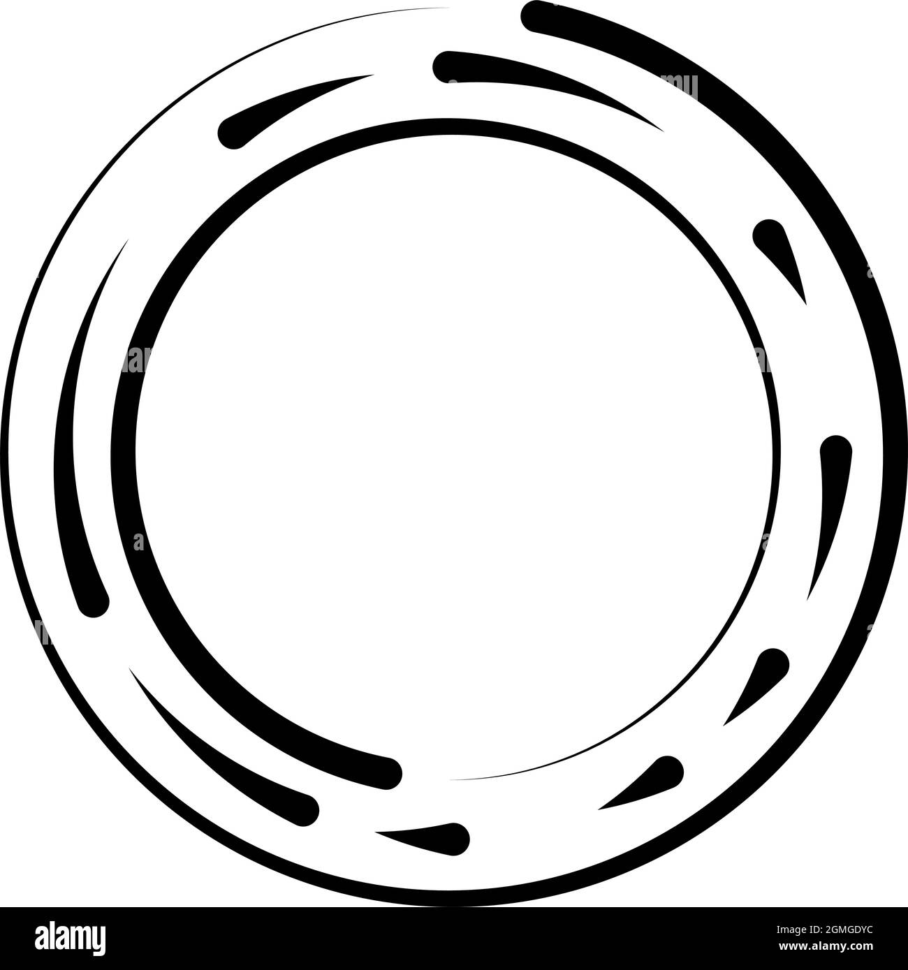 Circular, concentric segmented circles, rings. Abstract geometric ... Circular, concentric segmented circles, rings. Abstract geometric ...