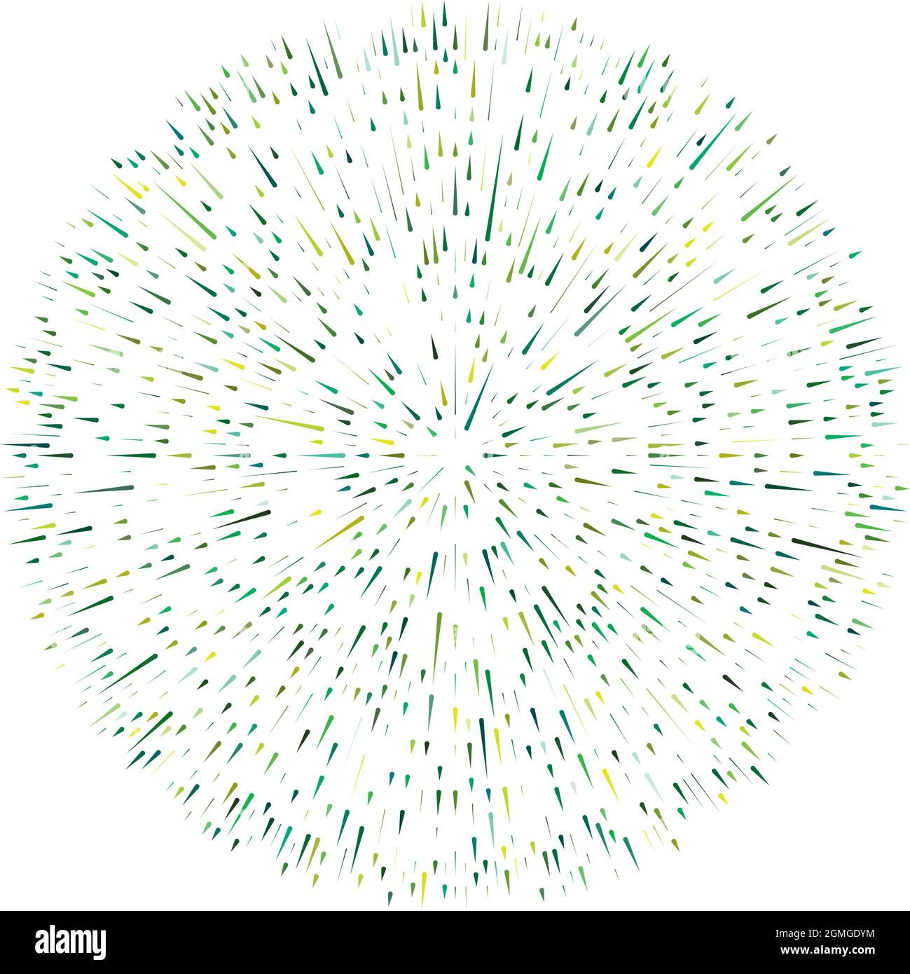Radial, radiating lines. Radiation, explosion, twinkle, glare and glint ...
