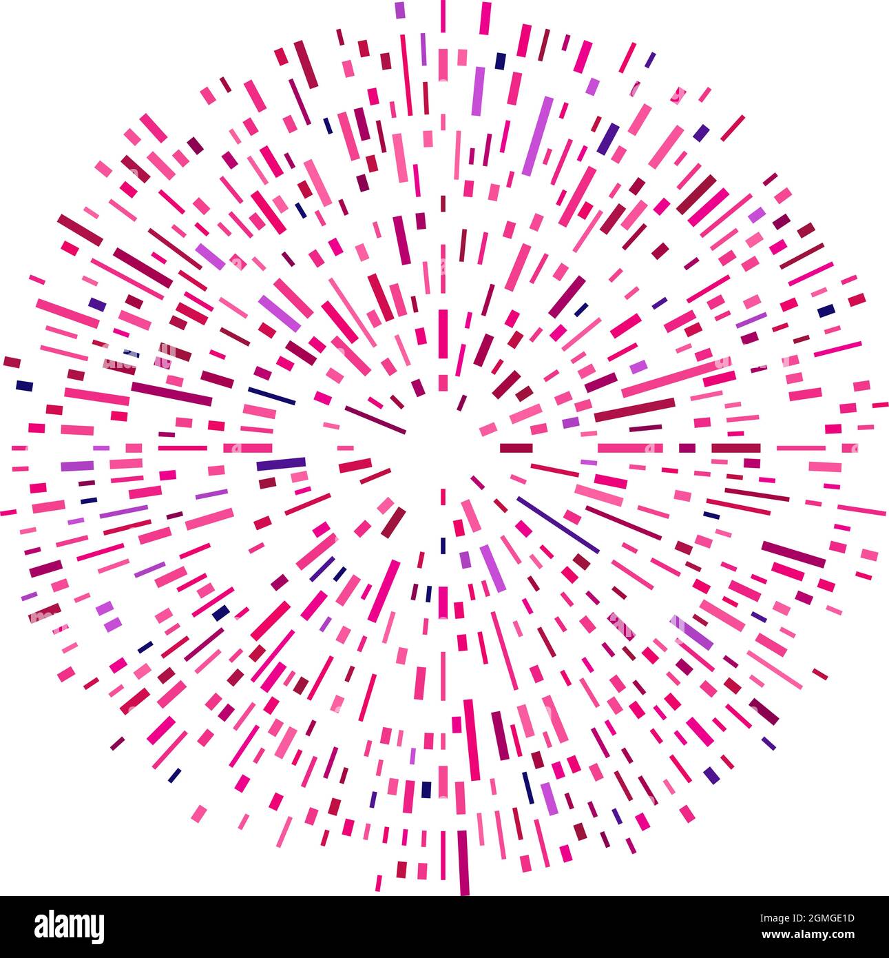 Radial, radiating lines. Radiation, explosion, twinkle, glare and glint ...