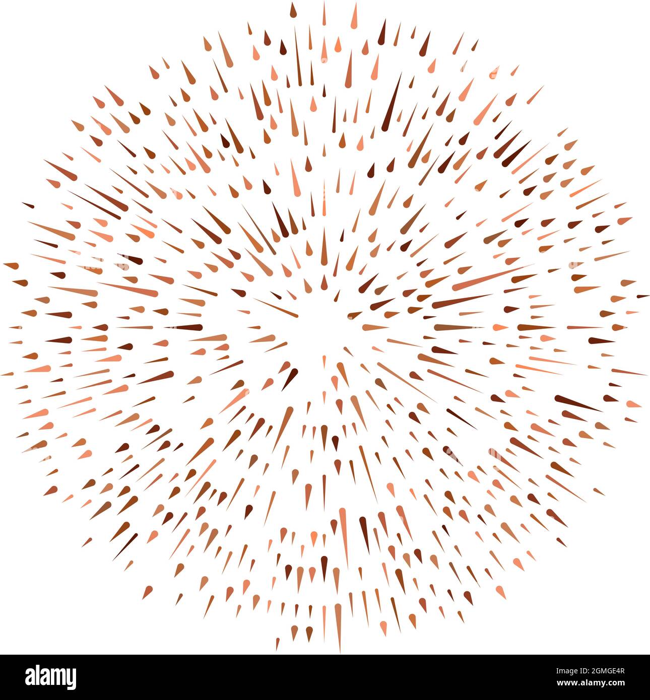 Radial, radiating lines. Radiation, explosion, twinkle, glare and glint ...