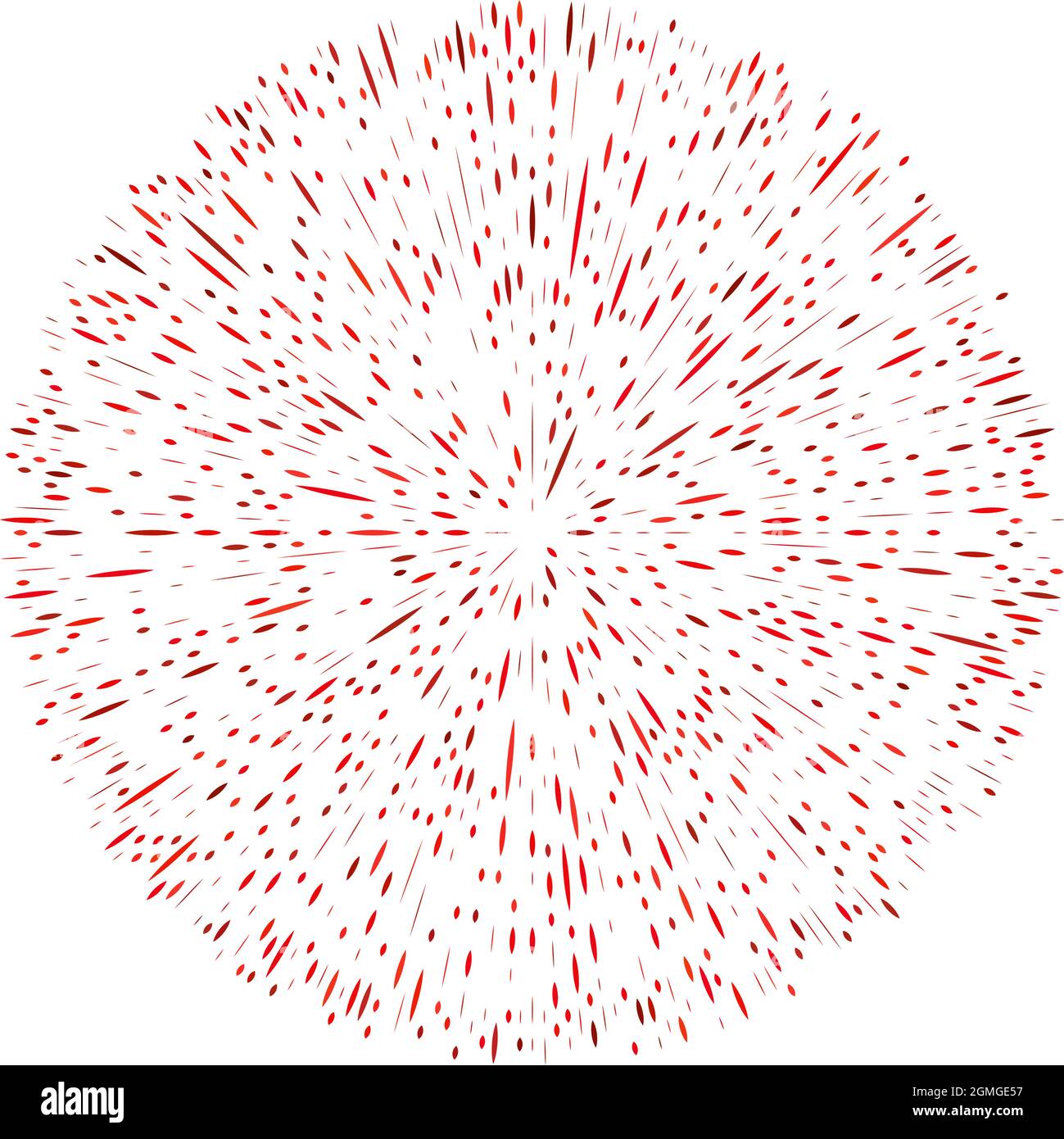 Radial, radiating lines. Radiation, explosion, twinkle, glare and glint ...