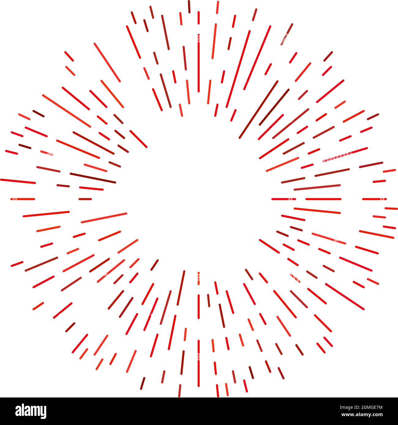 Radial, radiating lines. Radiation, explosion, twinkle, glare and glint ...