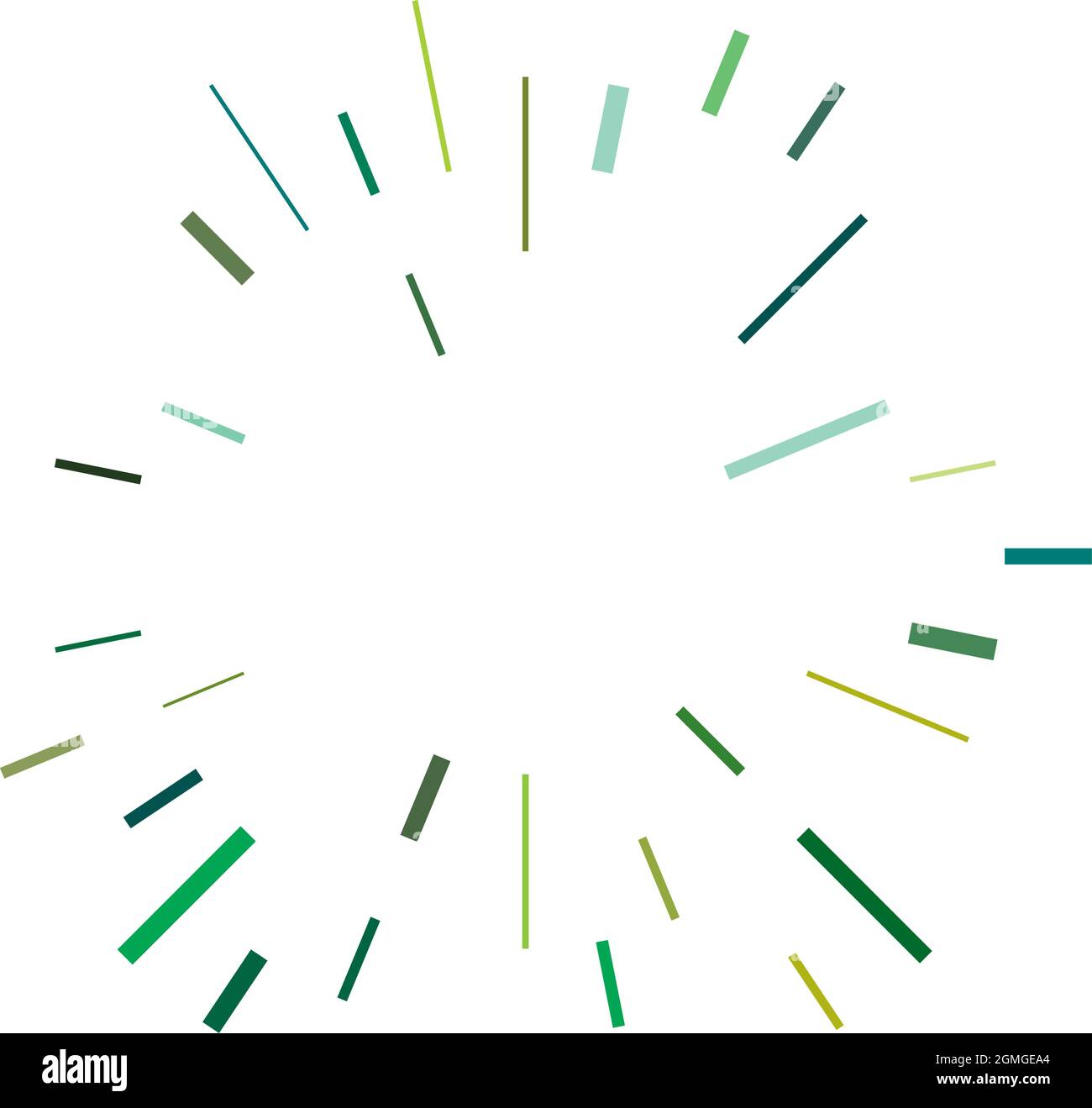 Radial, radiating lines. Radiation, explosion, twinkle, glare and glint ...
