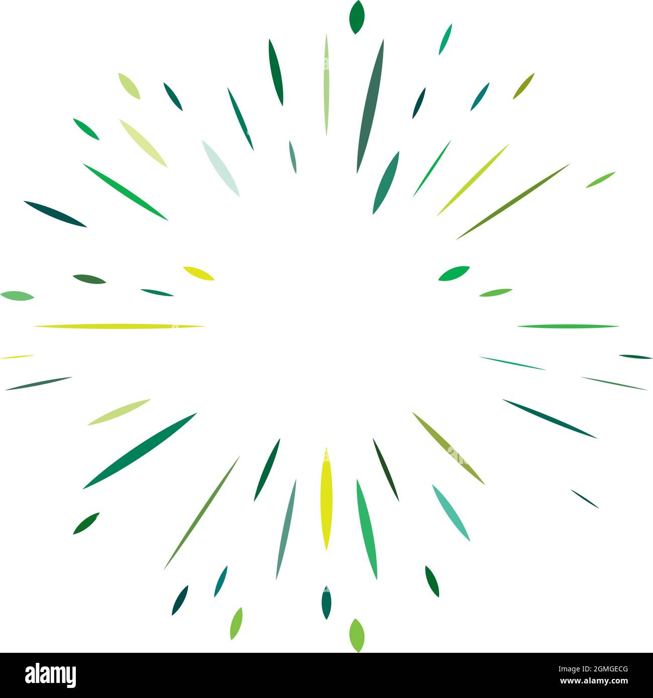 Radial, radiating lines. Radiation, explosion, twinkle, glare and glint ...