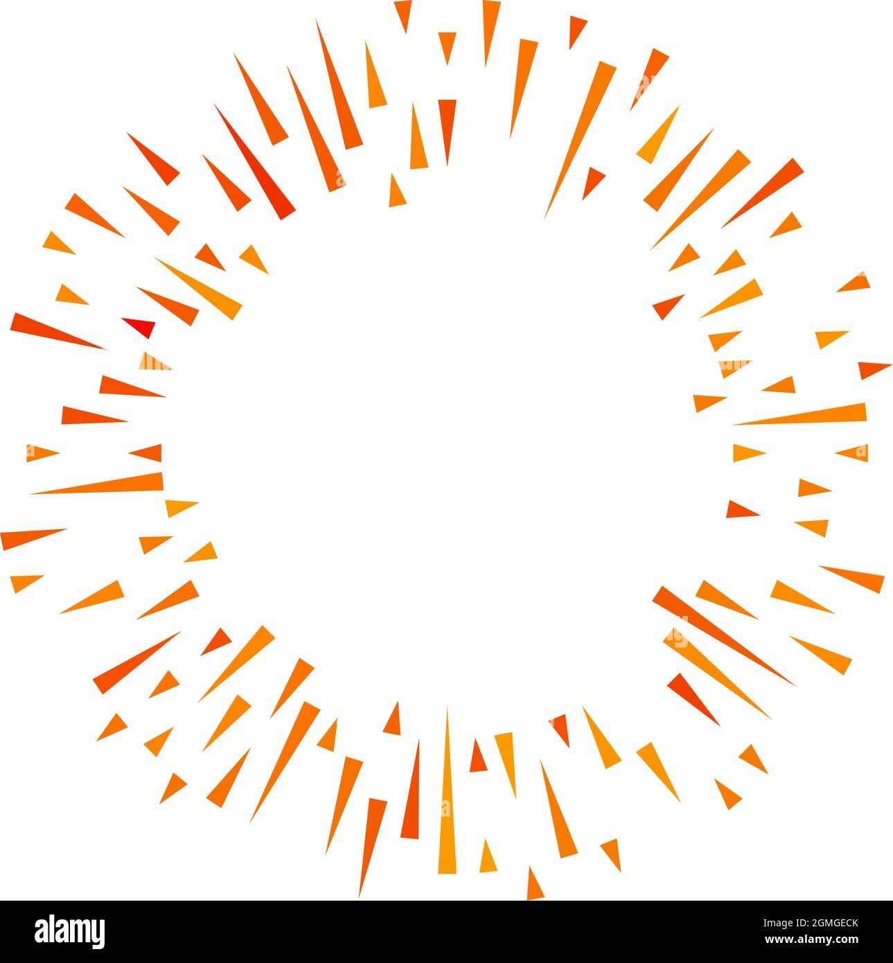 Radial, radiating lines. Radiation, explosion, twinkle, glare and glint ...