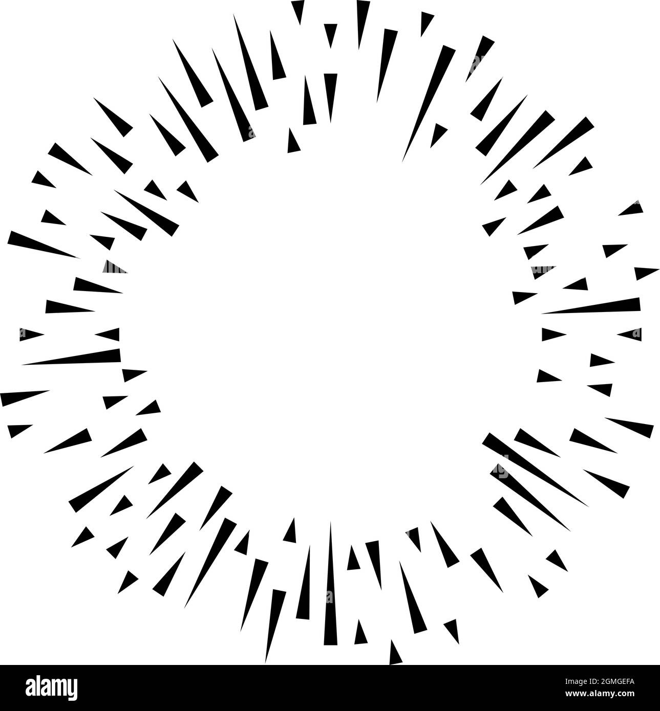 Radial, radiating lines. Radiation, explosion, twinkle, glare and glint ...