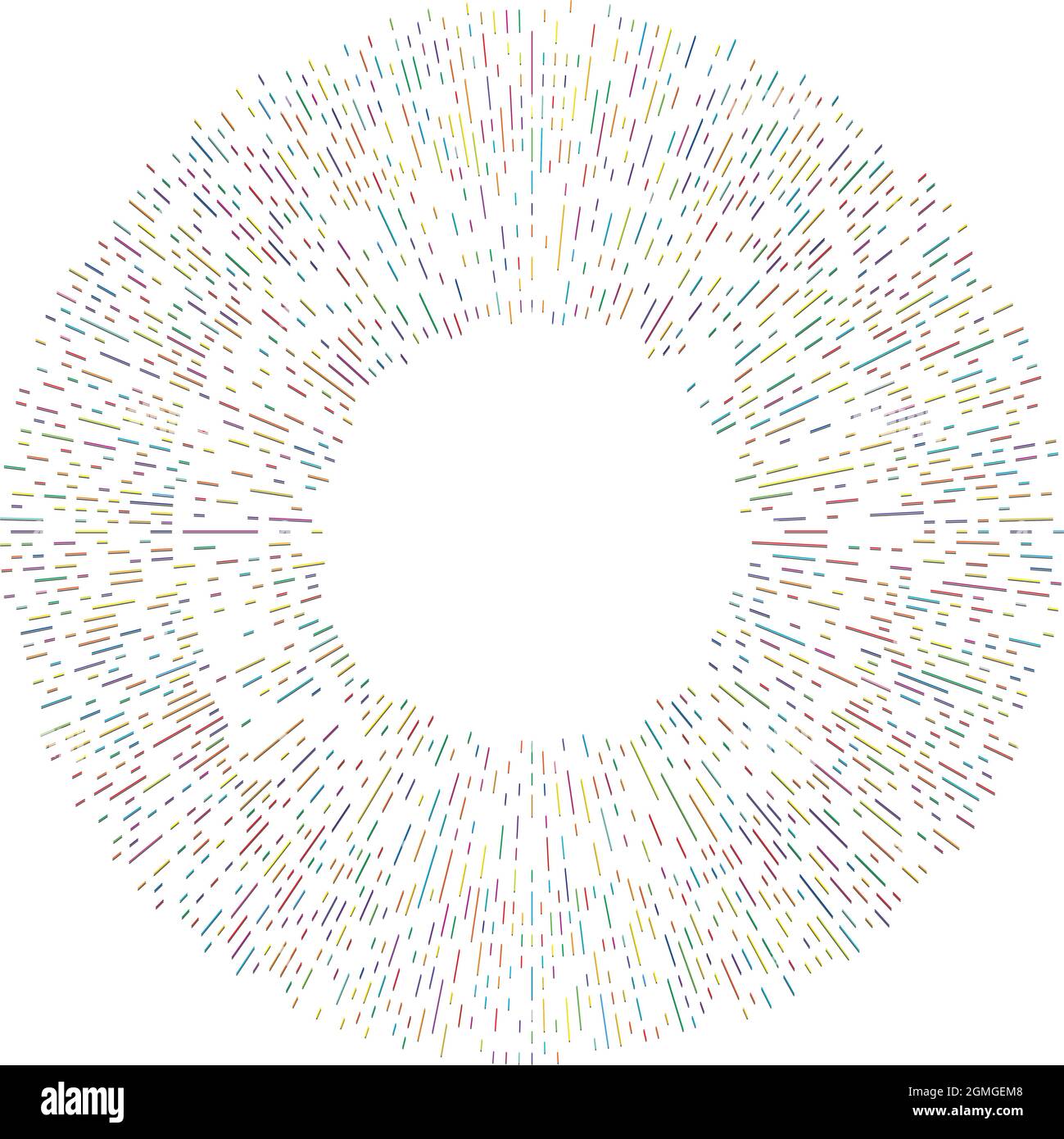 Radial, radiating lines. Radiation, explosion, twinkle, glare and glint ...