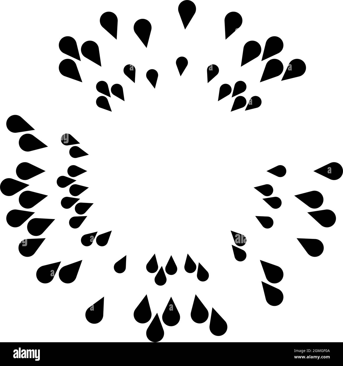 Radial, radiating lines. Radiation, explosion, twinkle, glare and glint ...