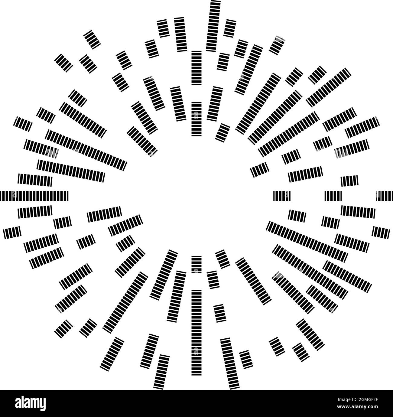 Radial, radiating lines. Radiation, explosion, twinkle, glare and glint ...