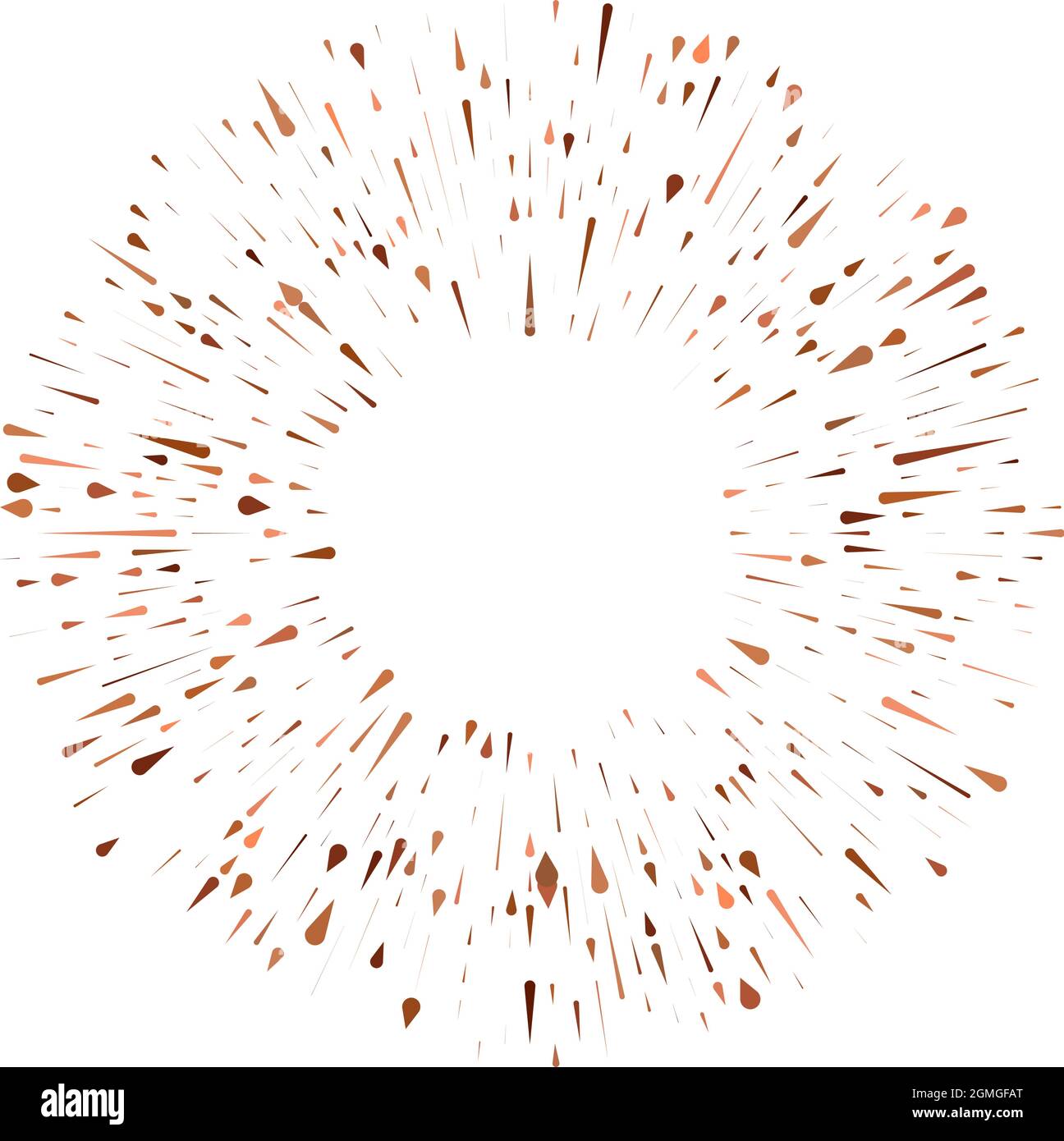 Radial, radiating lines. Radiation, explosion, twinkle, glare and glint ...