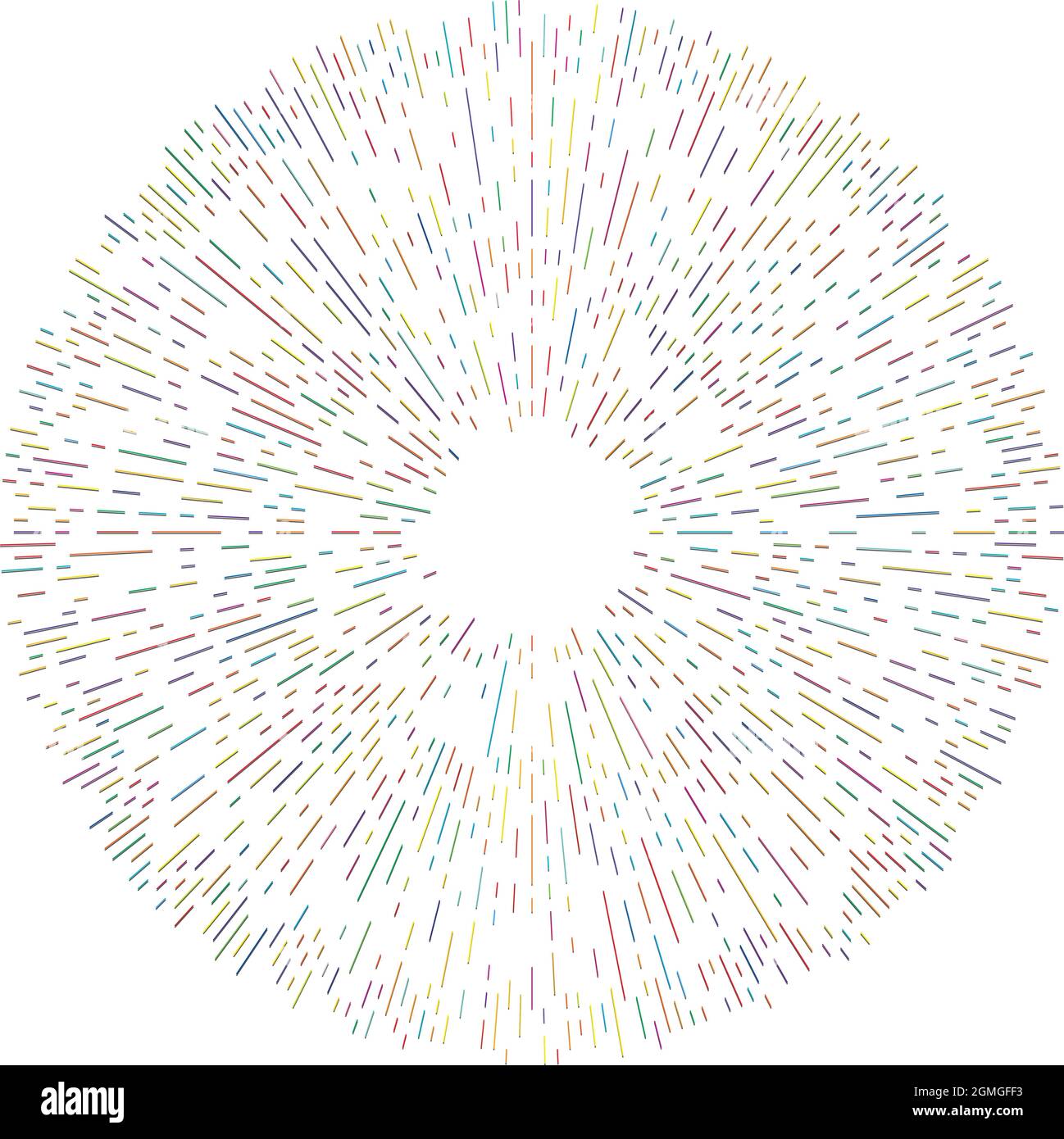 Radial, radiating lines. Radiation, explosion, twinkle, glare and glint ...
