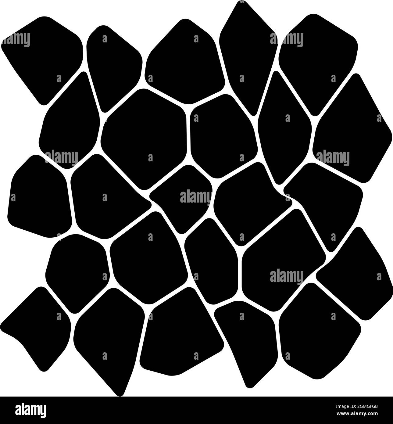 Stone, brick wall, brickwork polygon pattern, background. Stonewall ...