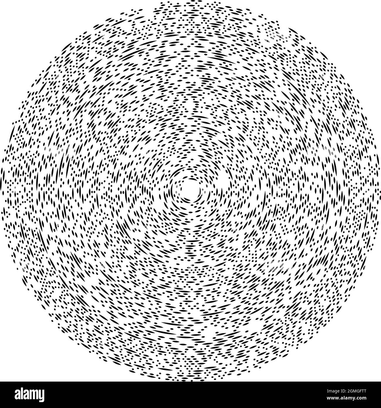 Circular, concentric segmented circles. Radial, radiating rings ...
