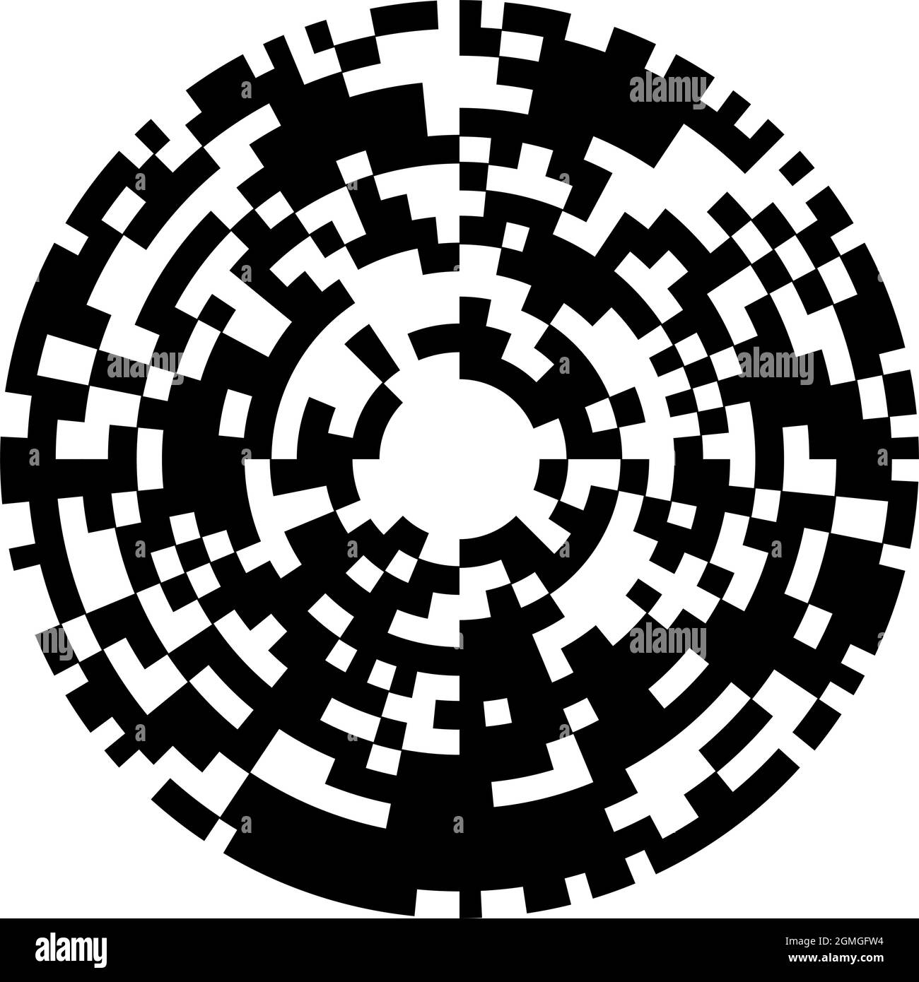 Geometric whorl Stock Vector Images - Alamy