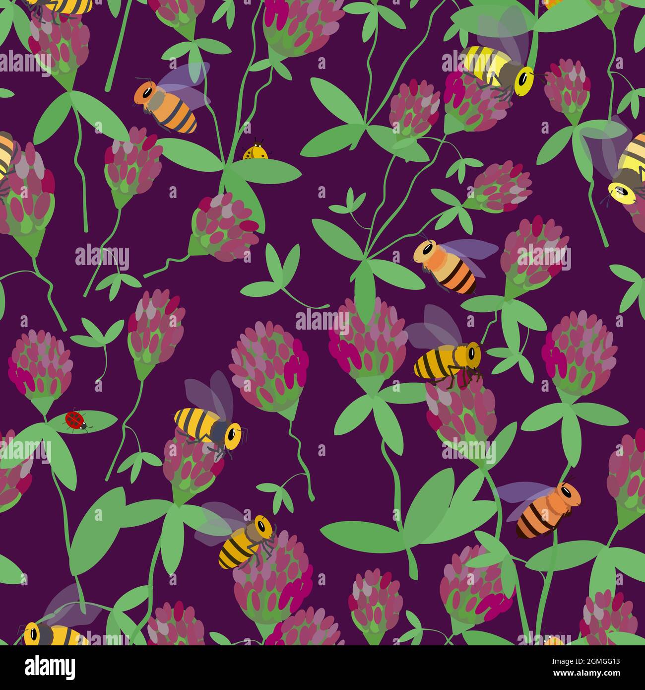 Clover texture Stock Vector Images - Alamy