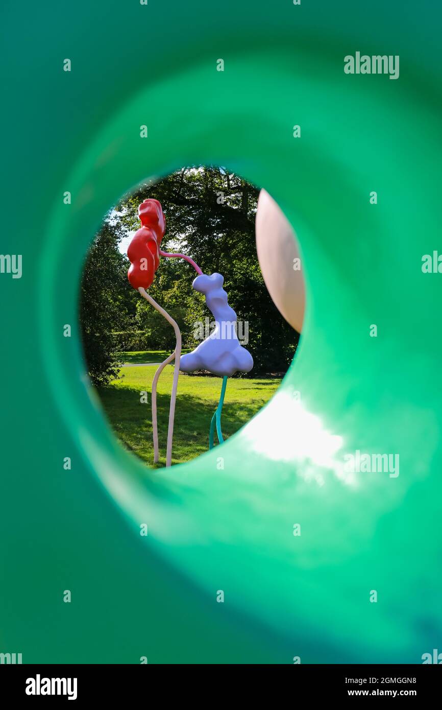 London, UK. 16 September 2021. Frieze Sculpture 2021 exhibition at ...