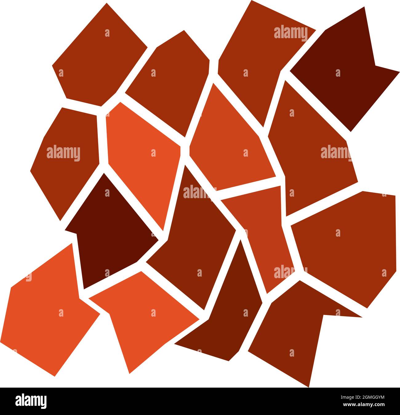 Stone, brick wall, brickwork polygon pattern, background. Stonewall ...