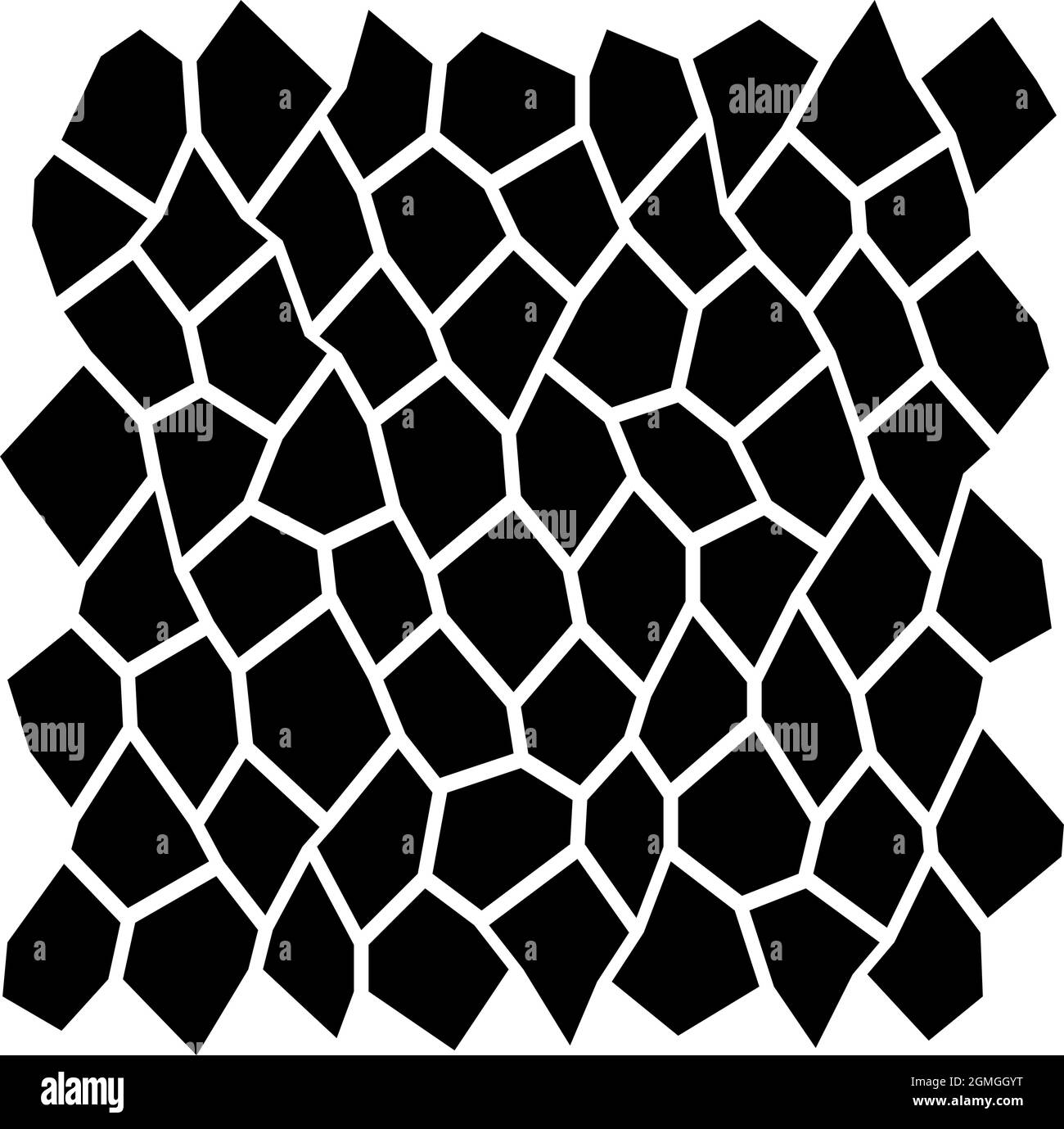 Stone, brick wall, brickwork polygon pattern, background. Stonewall ...