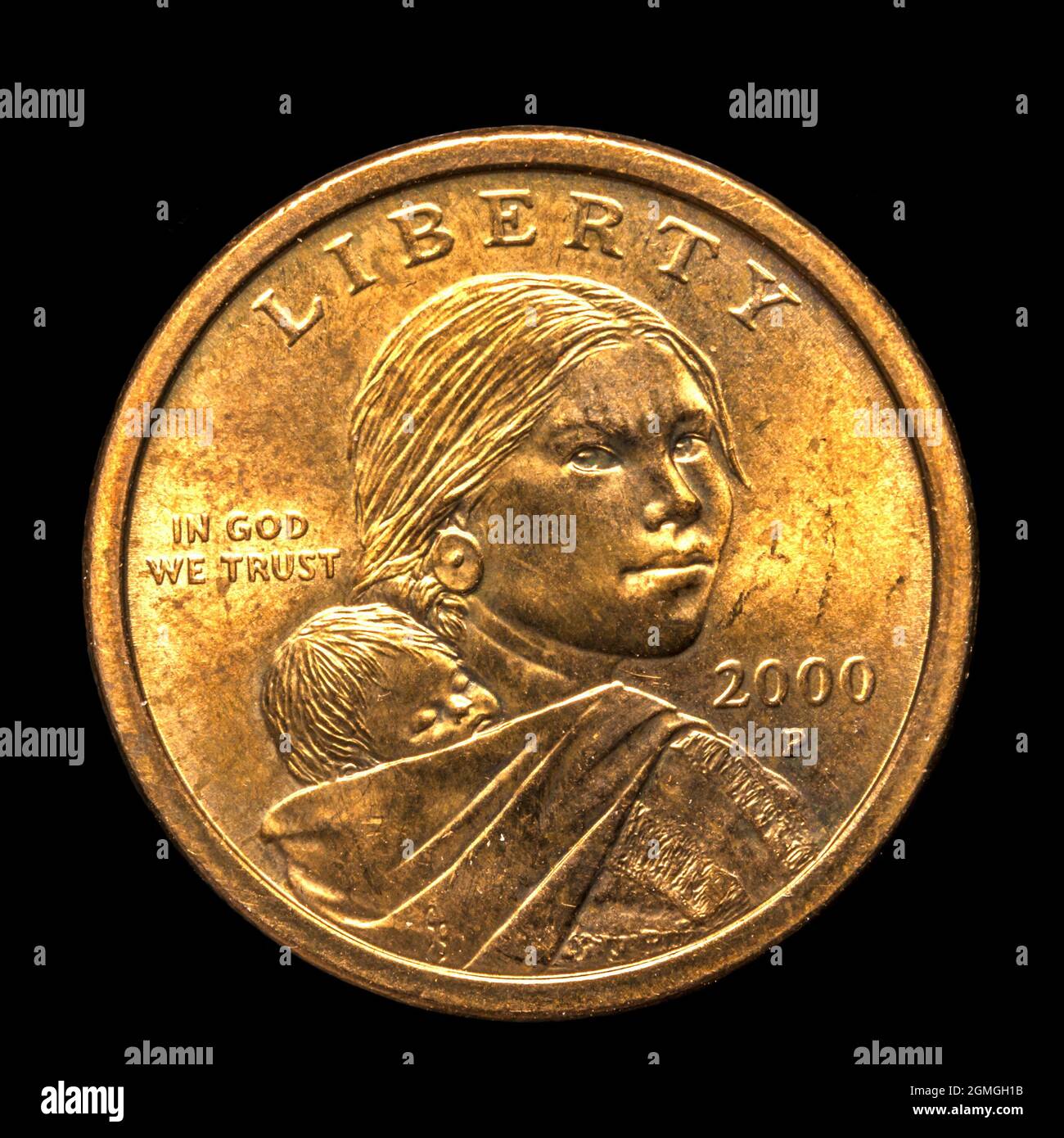 Sacagawea dollar coin hi-res stock photography and images - Alamy