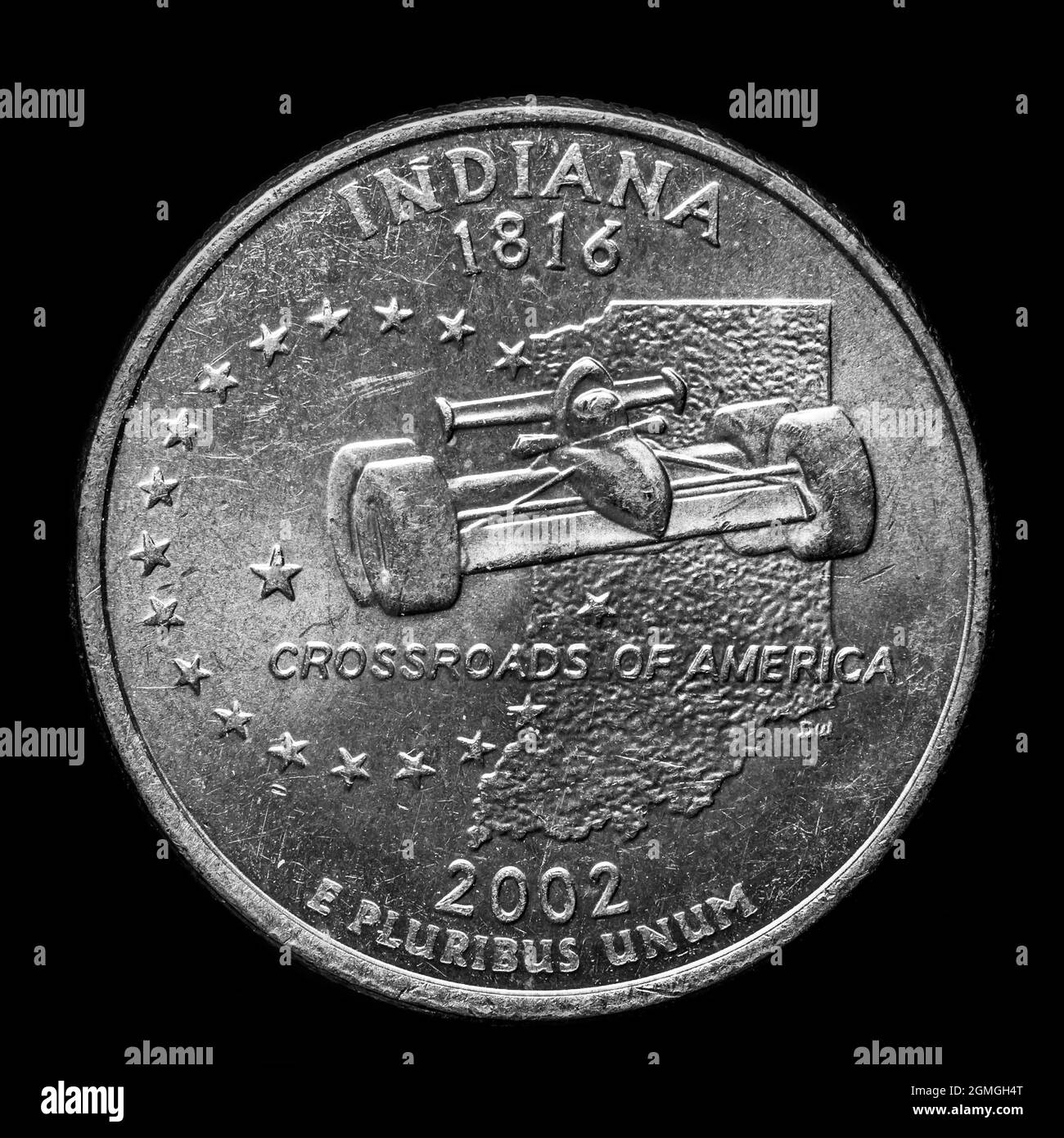 Indiana state quarter hi-res stock photography and images - Alamy