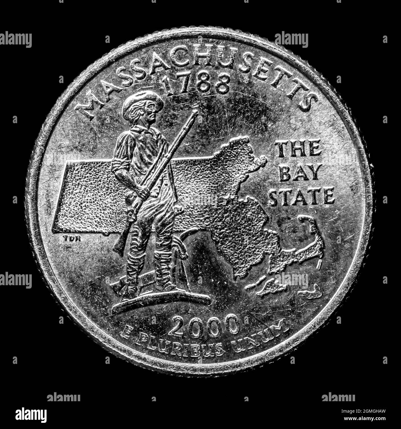 Massachusetts state quarter hi-res stock photography and images - Alamy