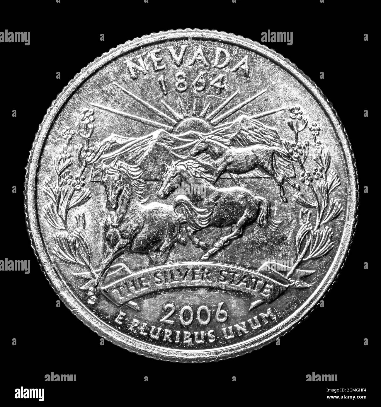 Nevada state quarter hi-res stock photography and images - Alamy
